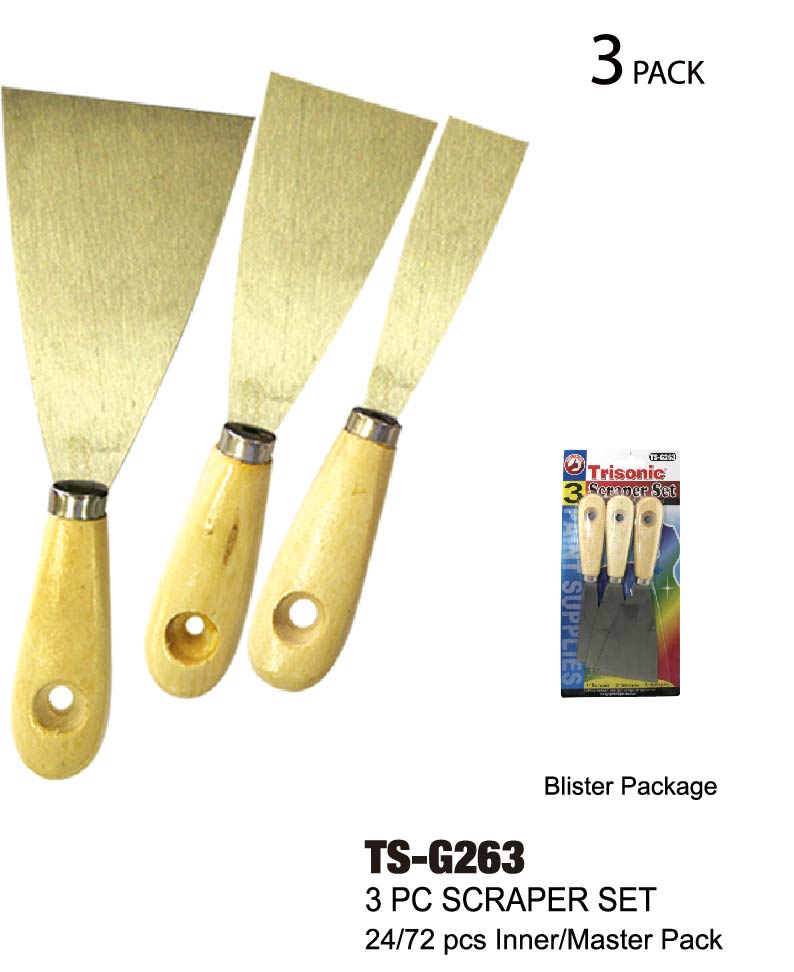 TS-G263 - Paint Scraper Set — Trisonic Wholesale Supplier