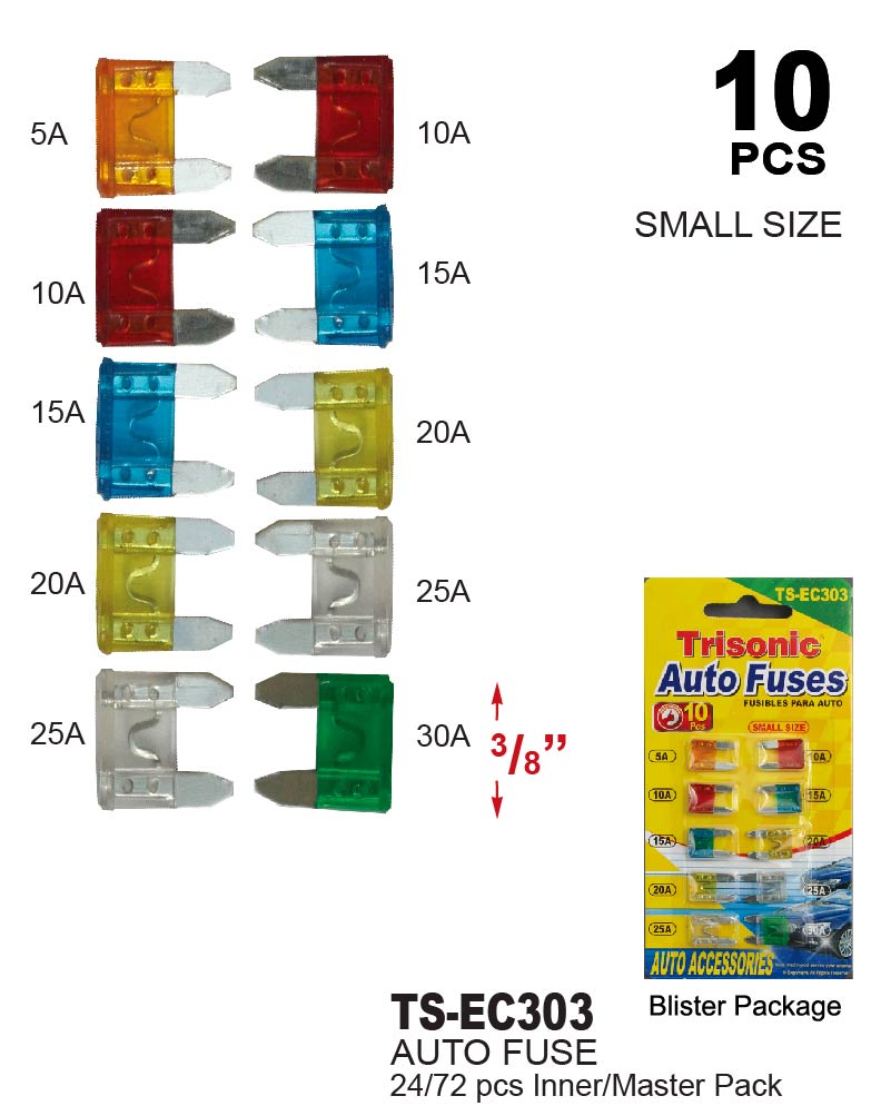 TS-EC303 - Auto Fuses — Trisonic Wholesale Supplier