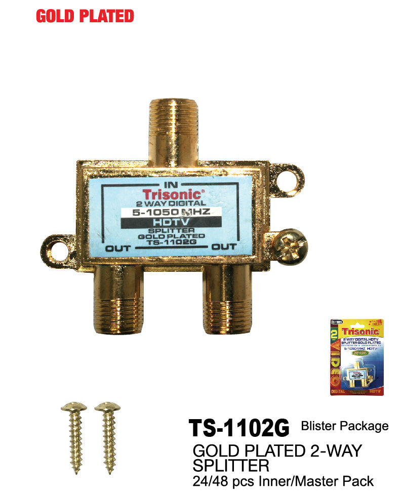TS-1102G - 2 Way Splitter — Trisonic Wholesale Supplier