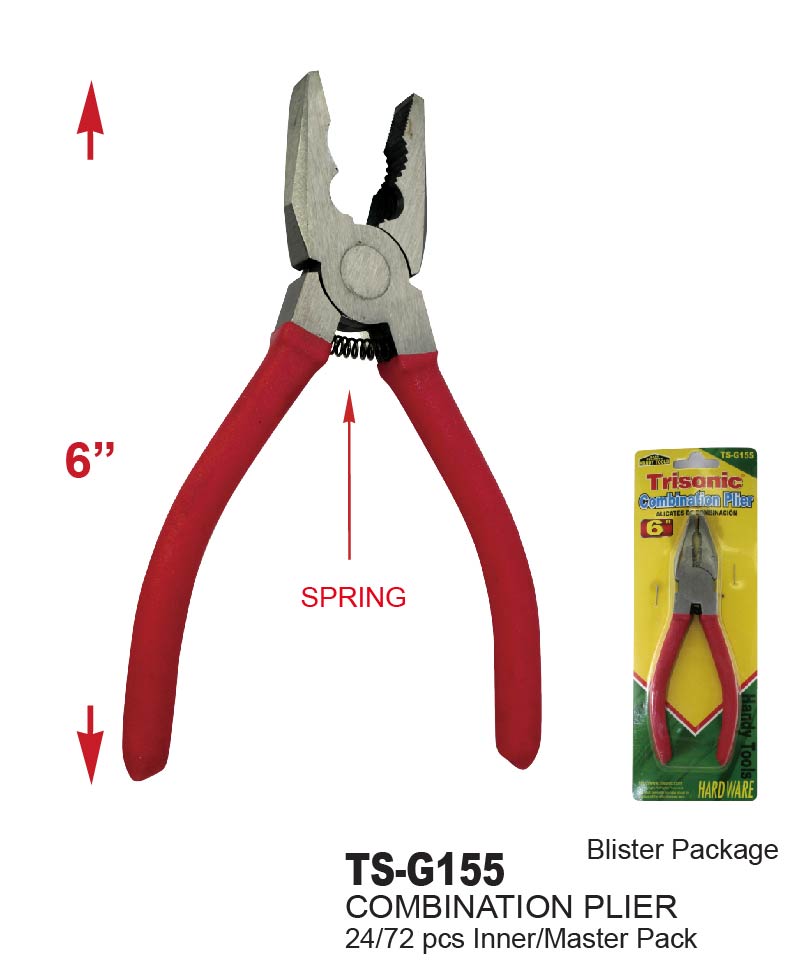 TS-G155 - Combination Pliers — Trisonic Wholesale Supplier