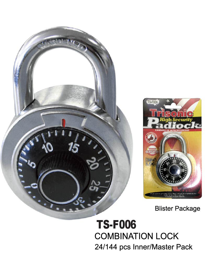 TS-F006 - Combination Lock — Trisonic Wholesale Supplier