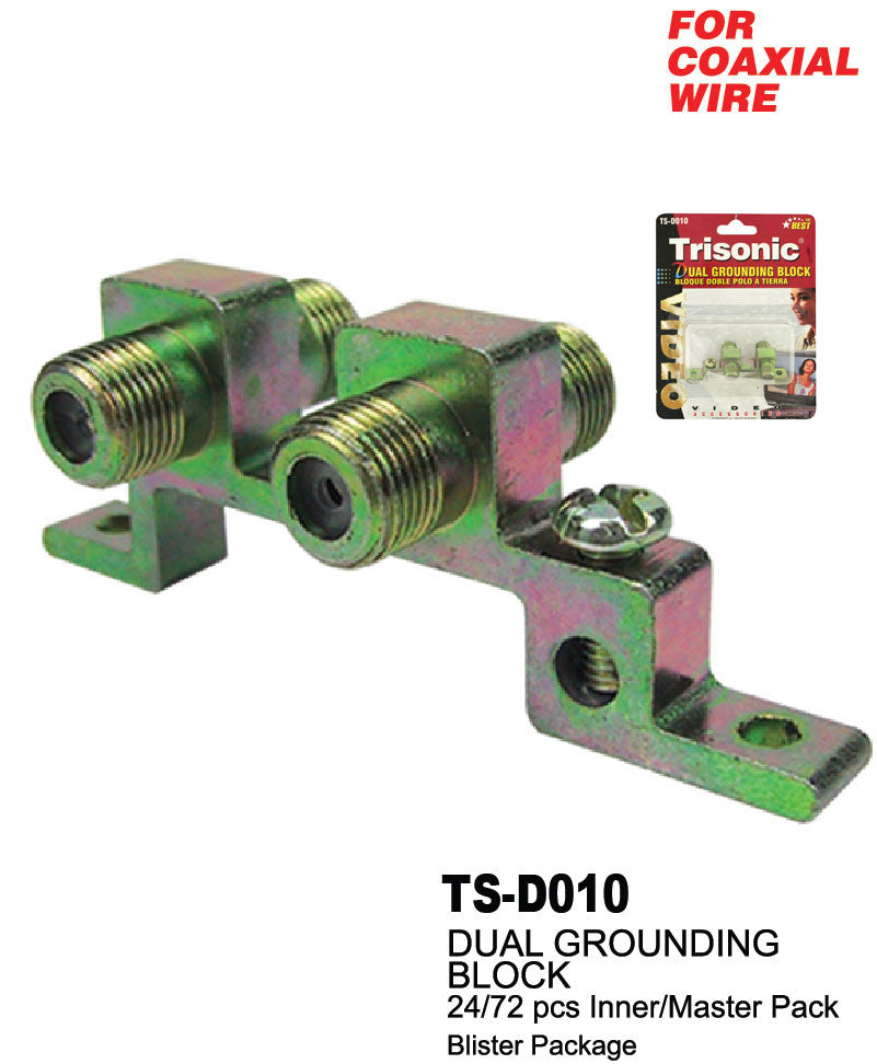 TS-D010 - Dual Grounding Block — Trisonic Wholesale Supplier