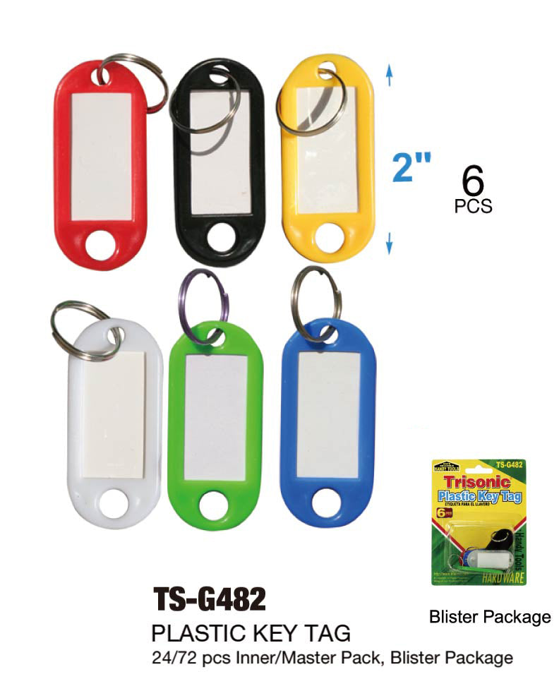 TS-G482 - Plastic Key Tag — Trisonic Wholesale Supplier