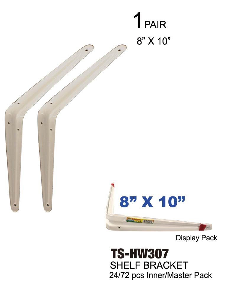 TS-HW307 - Shelf Bracket (8" x 10") — Trisonic Wholesale Supplier