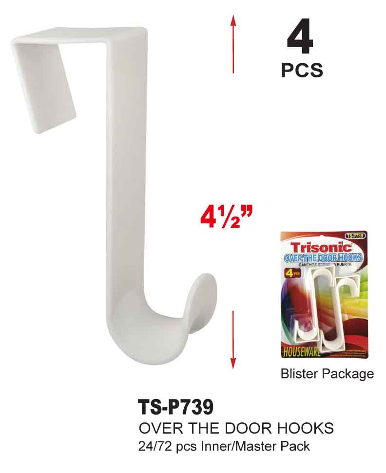 TS-P739 - Over the Door Hooks — Trisonic Wholesale Supplier