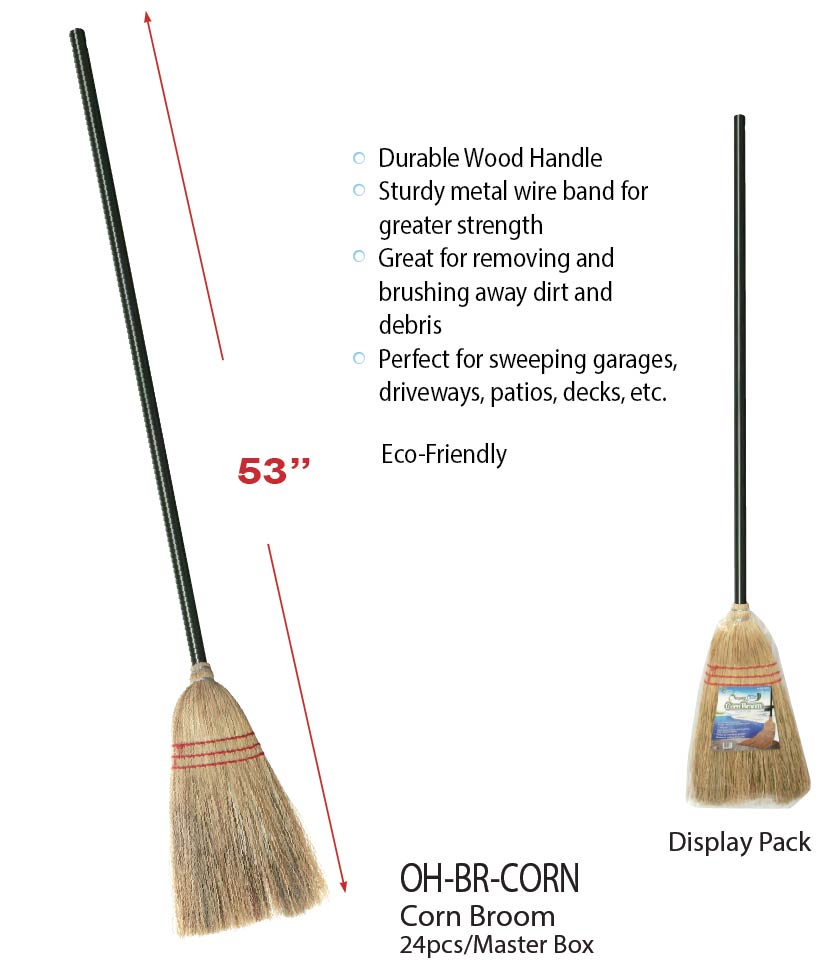OH-BR-CORN - Corn Broom — Trisonic Wholesale Supplier