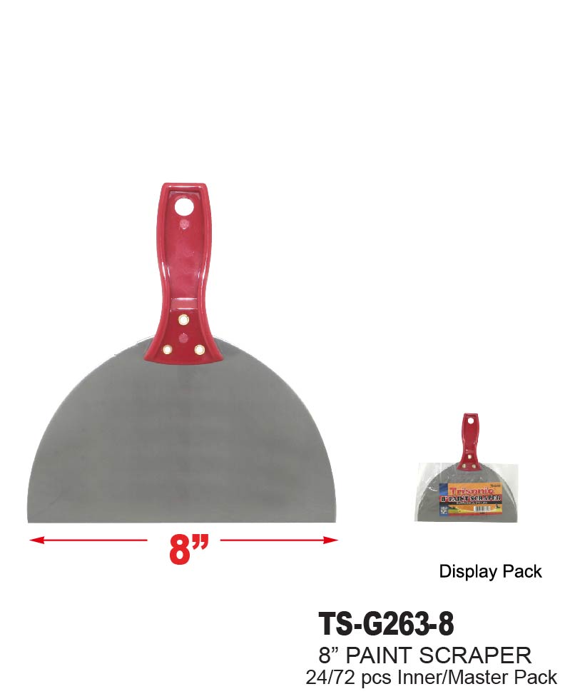 TS-G263-8 - Paint Scraper (8") — Trisonic Wholesale Supplier