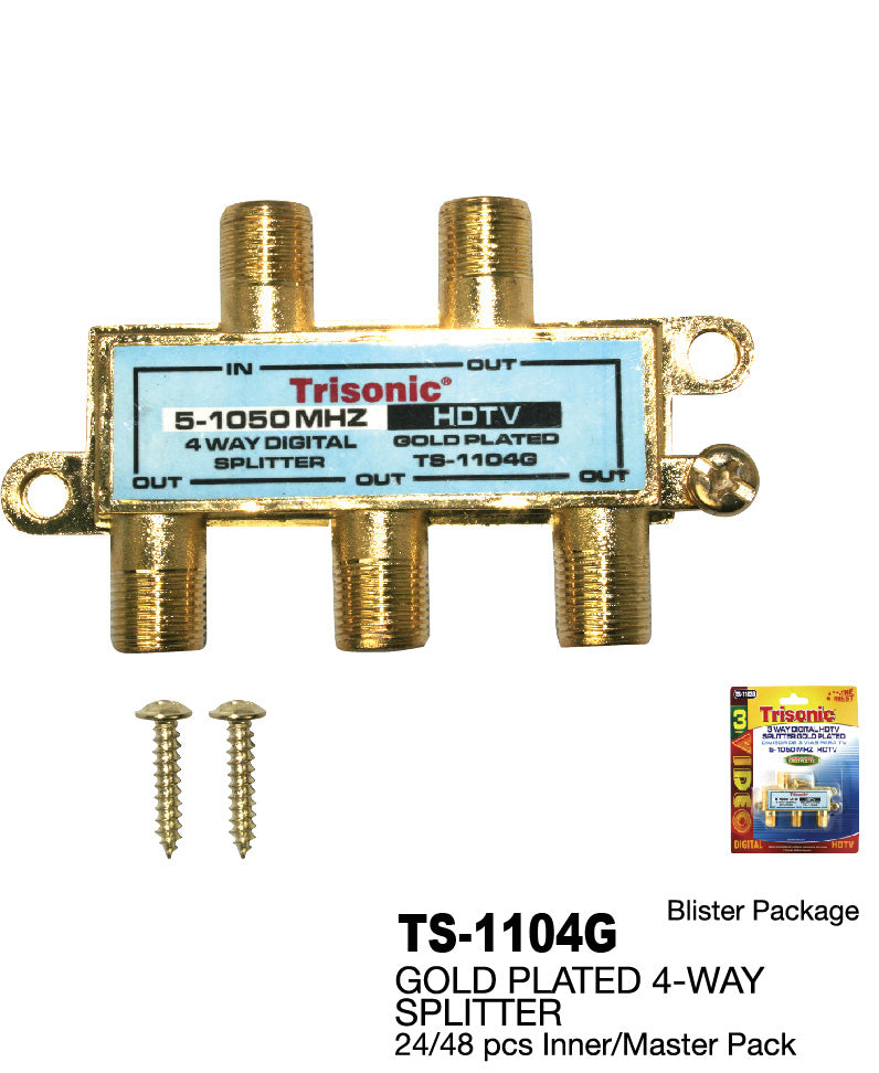 TS-1104G - 4 Way Splitter — Trisonic Wholesale Supplier