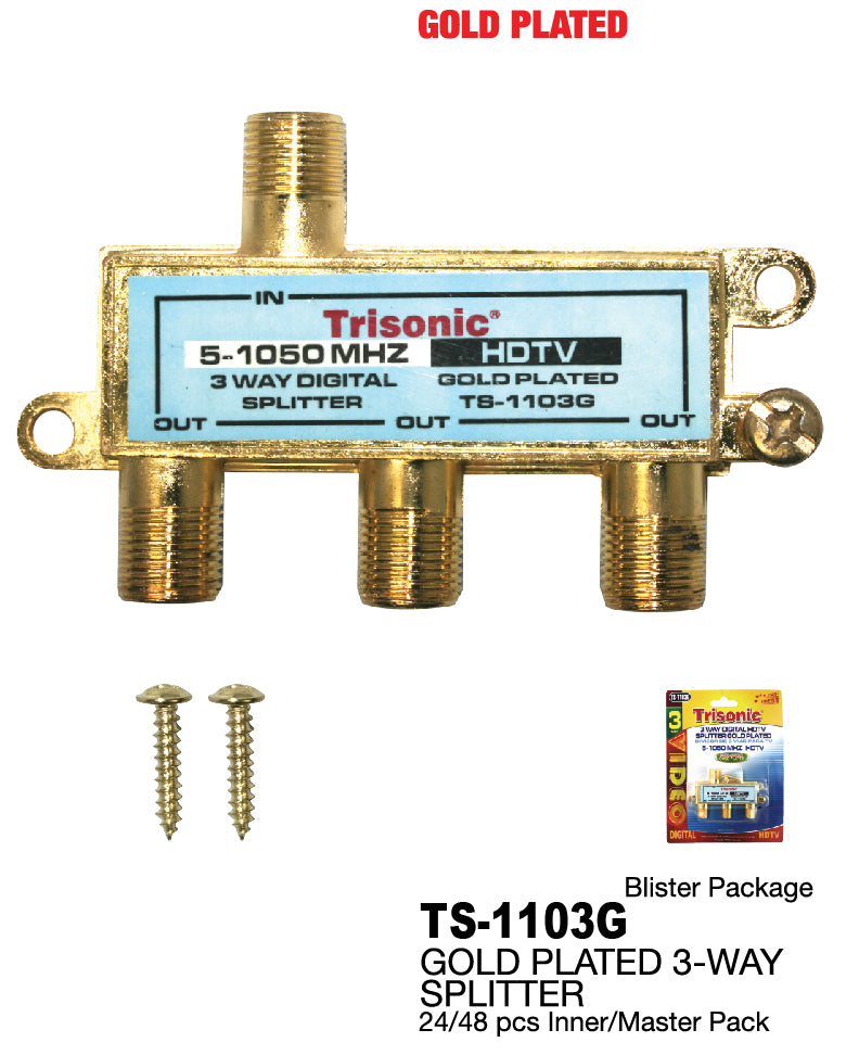TS-1103G - 3 Way Spliter — Trisonic Wholesale Supplier