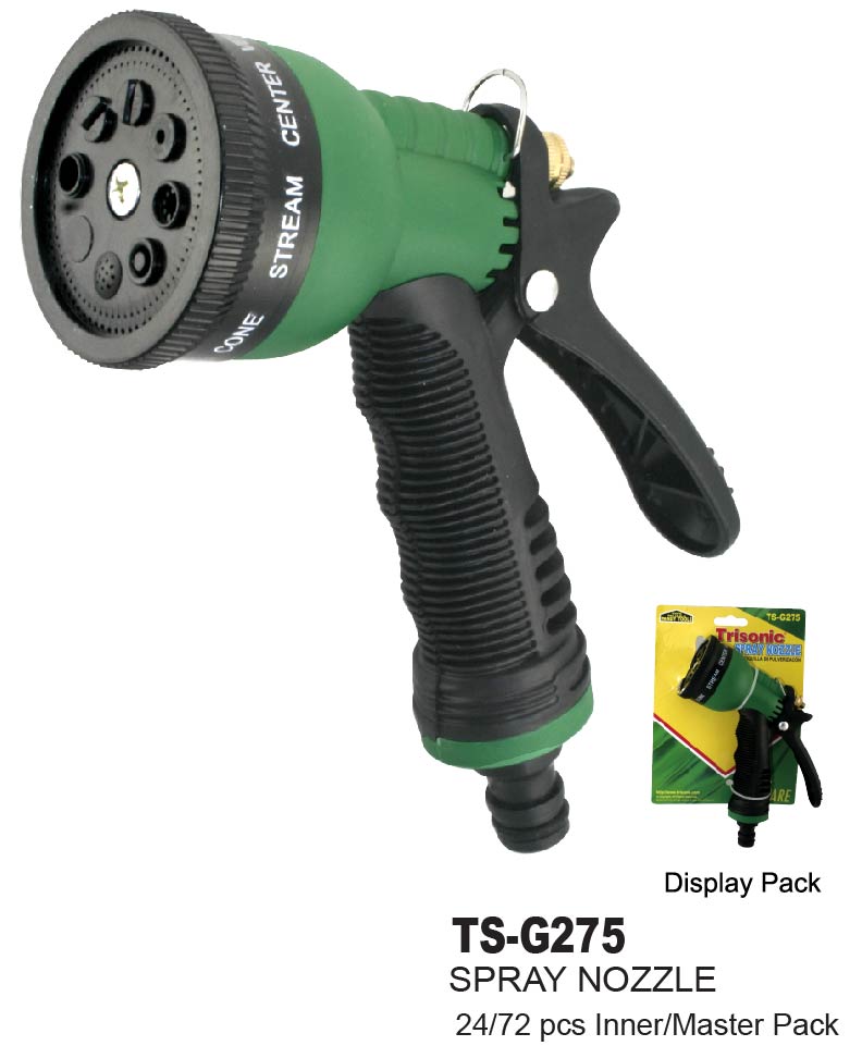 TS-G275 - Heavy Duty Adjustable Spray Nozzle — Trisonic Wholesale Supplier